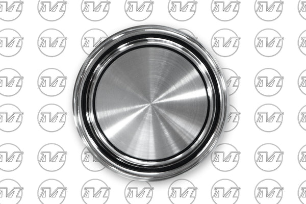 HUB CAP STAINLESS STEEL WHEEL CENTRE CAP SUIT 12 AND 5 SLOT WHEELS ...