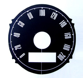 SPEEDO DECAL KMS 1967 120 MPH | Mustang Auto Parts Australia