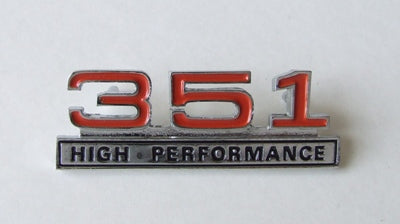 CONSOLE BADGE 351 HIGH PERFORMANCE | Mustang Auto Parts Australia