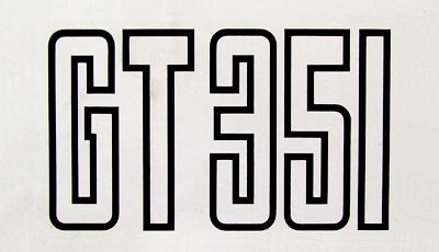 351 GT DECAL GUARDS ONLY XB | Mustang Auto Parts Australia