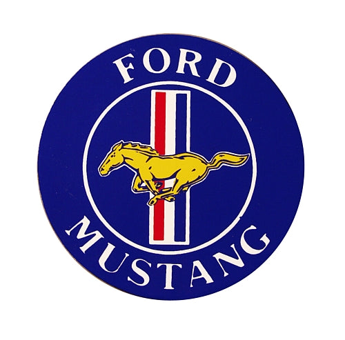 DECAL MUSTANG 3" ROUND | Mustang Auto Parts Australia