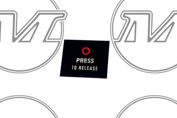 SEAT BELT BUCKLE DECAL XA-XB | Mustang Auto Parts Australia