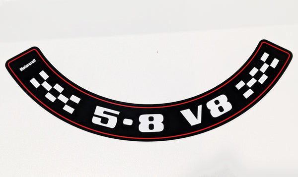 AIR CLEANER DECAL XA-XB 5.8 V8 | Mustang Auto Parts Australia